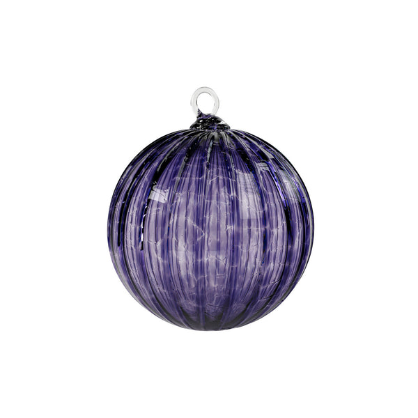 Indigo Handblown Glass Ornament - 2BGlass