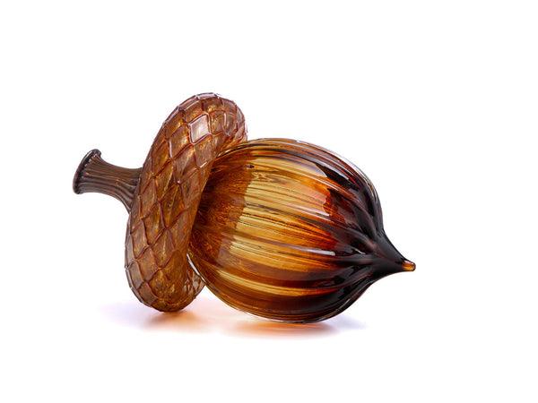 | HANDBLOWN GLASS ACORN - 2BGlass